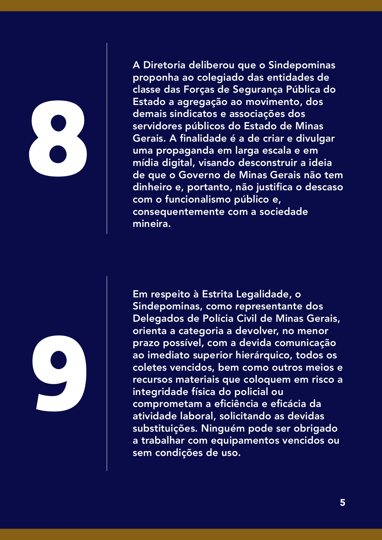 SINDEPOMINAS - Sindicato dos Delegados de Polícia do Estado de Minas